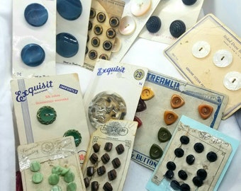 Antique Button Collection Various Styles - Etsy