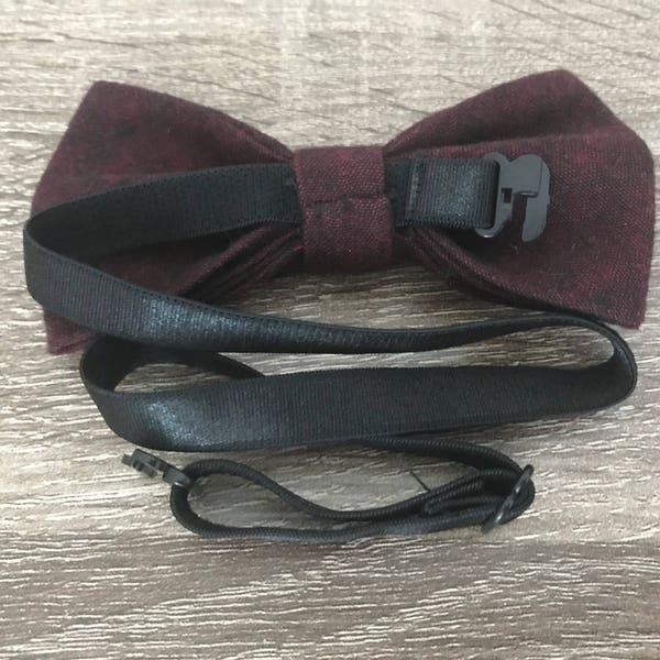 Wool Bow Tie - Etsy