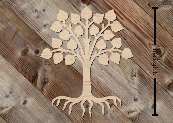 Ornate Tree Design Cut Out Plant Shape Laser Cut Tree From - Etsy
