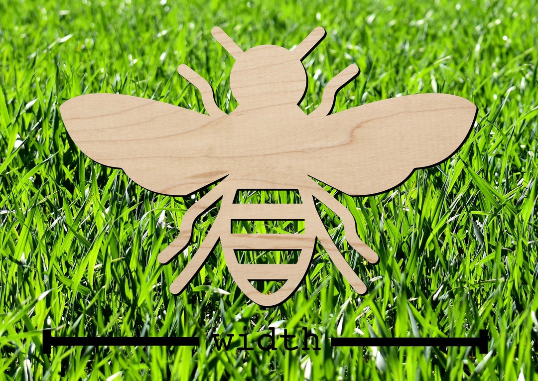 Bee Cut Out - Insect Shape- Laser Cut Bee From Wood - Etsy