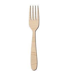 Silverware Cut Out - Cutlery Shapes - Laser Cut Fork, Spoon, or Knife ...