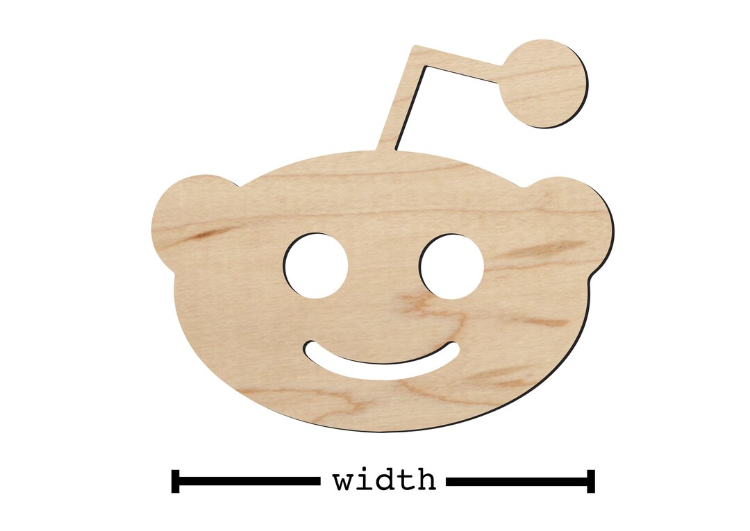 Reddit Snoo Cutout - Funny Sign - Laser Cut From Wood - Etsy