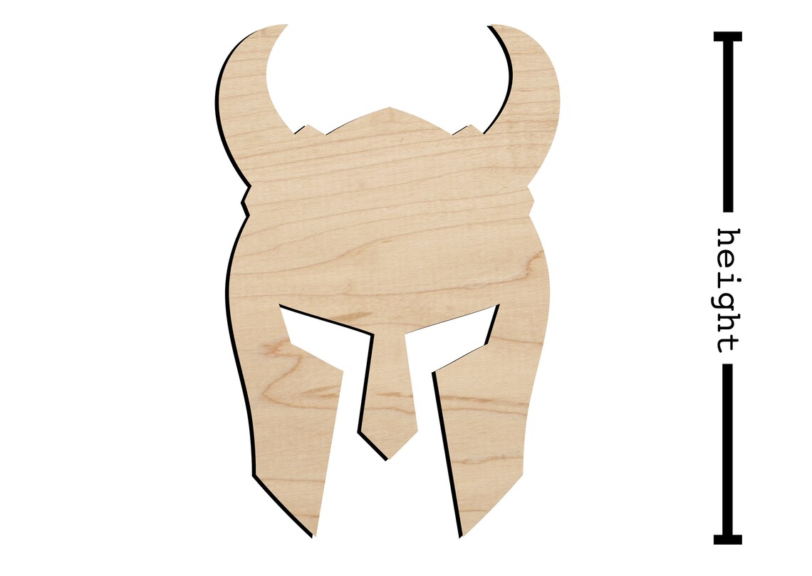 Knight Helmet Mask / Decoration Laser Cut From Wood - Etsy