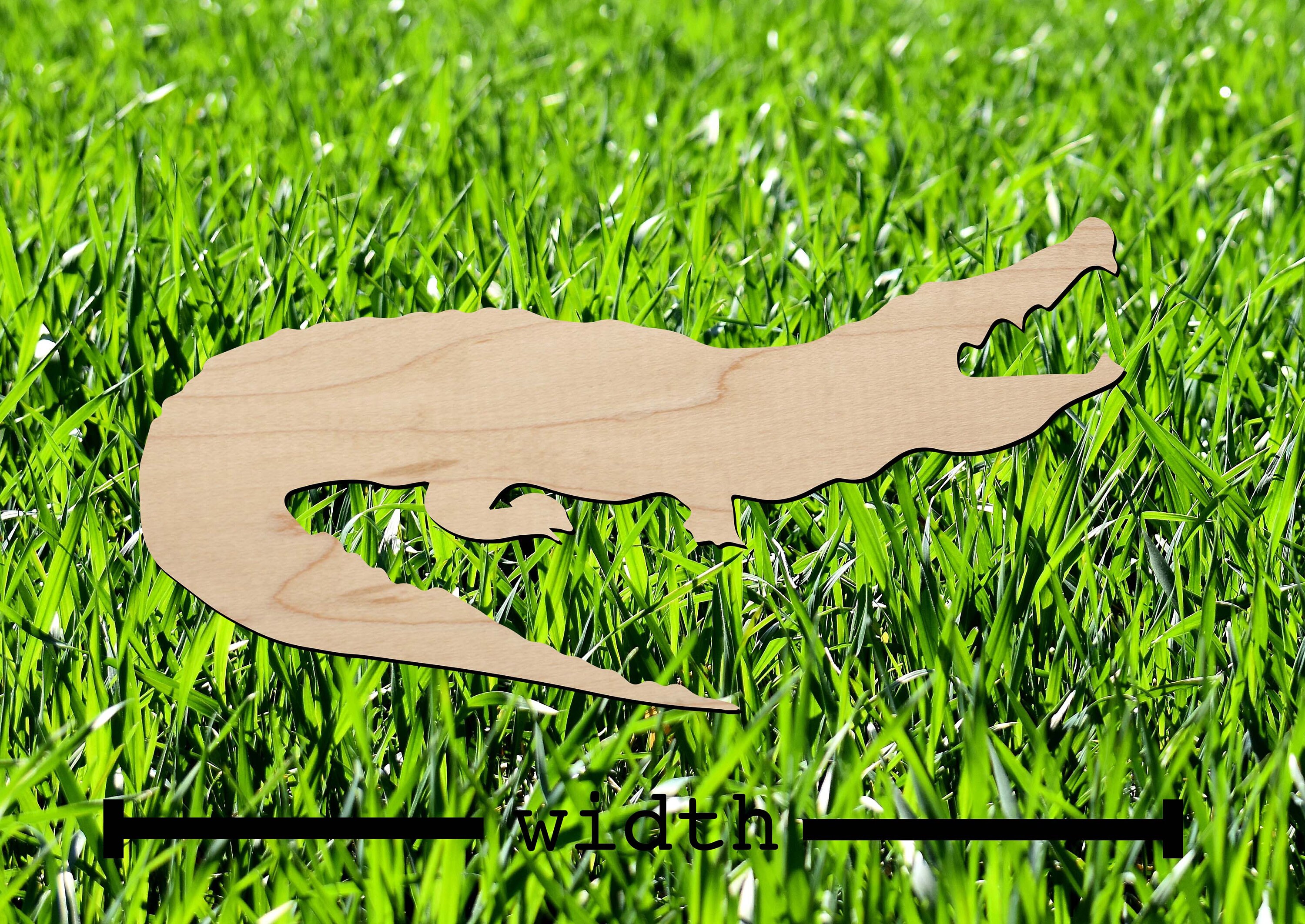 Alligator Cut Out Gator Shape Laser Cut Alligator from | Etsy