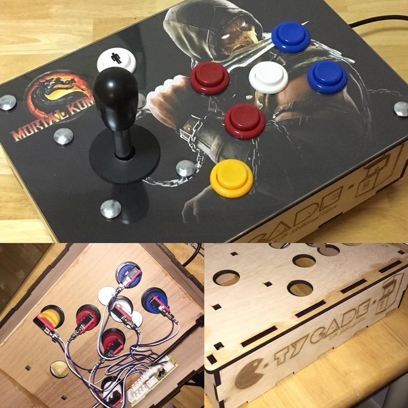 DIGITAL DOWNLOAD Arcade Fighter Stick 1P - Laser Cut or Cnc Router ...