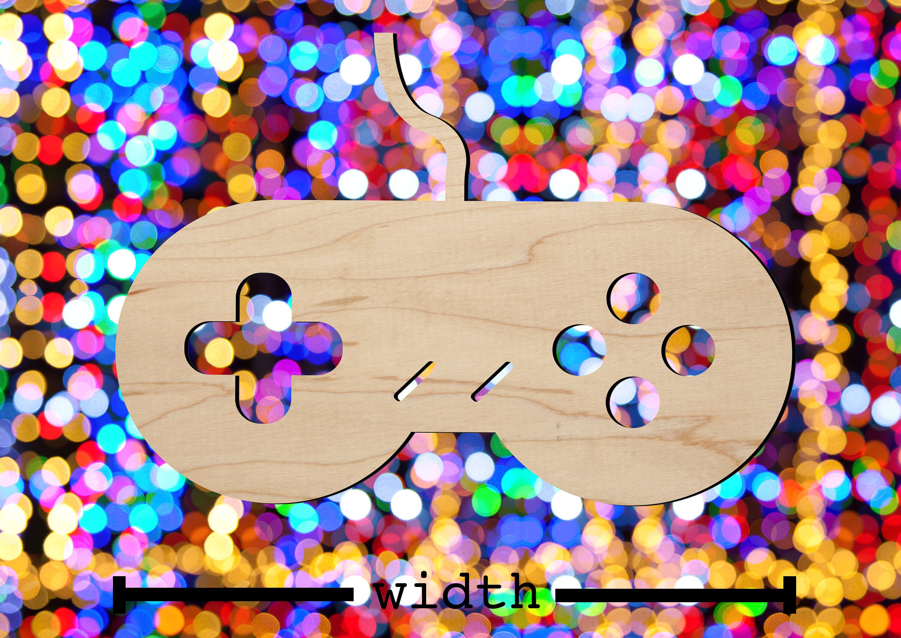 Classic Controller Cut Out Laser Cut From Wood | Etsy