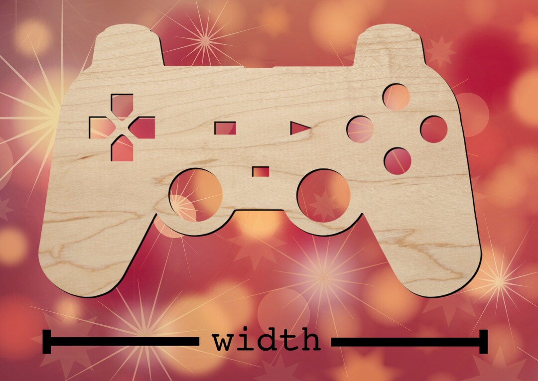 Video Game Home Console Controller Cut Out - Laser Cut From Wood - Etsy