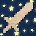 8 Bit Sword Pixelated Laser Cut From Wood - Etsy