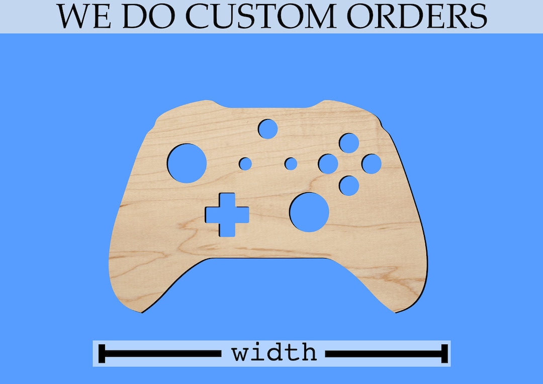 Replica Wireless Controller for Modern Game System Cut Out Home Video ...