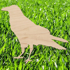 Crow Cut Out - Animal Shape - Laser Cut Bird From Wood - Etsy