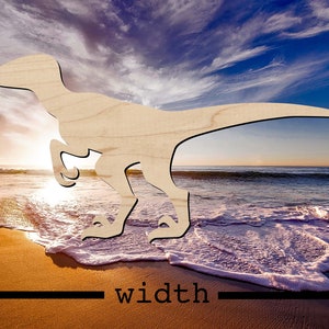 Velociraptor Cut Out - Dinosaur Shape - Laser Cut Raptor From Wood - Etsy