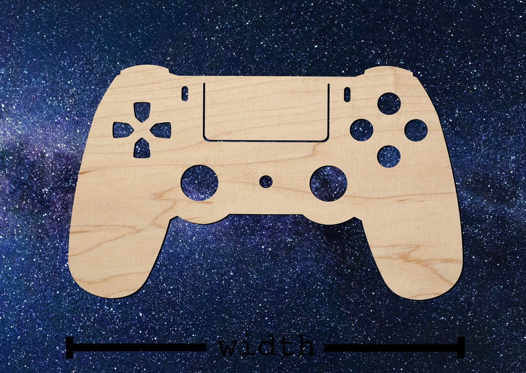 Modern Video Game Console Replica Wireless Controller Cut Out - Laser ...