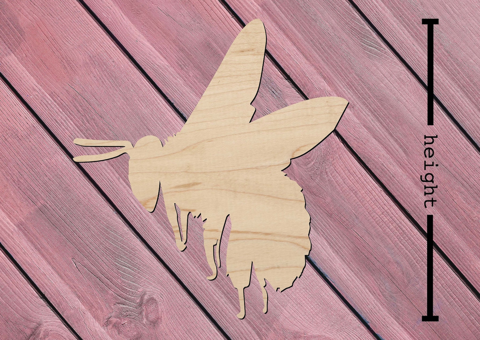 Honey Bee Cut Out Insect Shape Laser Cut Bee From Wood - Etsy