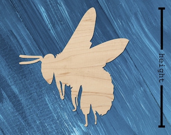 Bee Cut Out Insect Shape Laser Cut Bee From Wood | Etsy