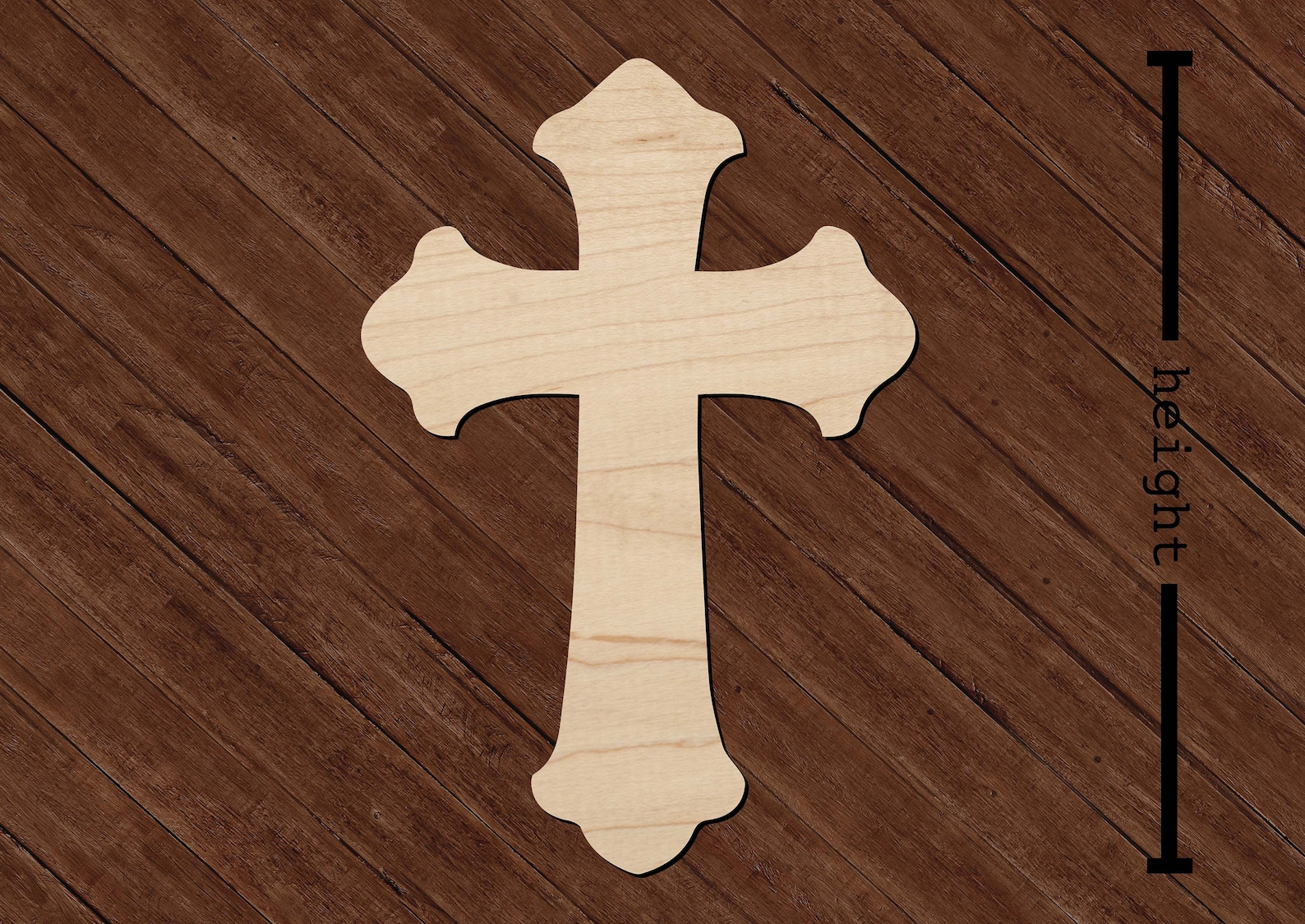 Ornate Cross Cut Out Cross Shape Laser Cut Cross From Wood - Etsy
