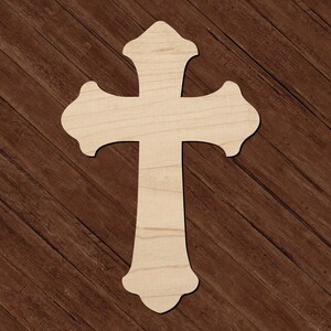 Ornate Cross Cut Out - Cross Shape - Laser Cut Cross From Wood - Etsy