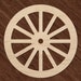 Wagon Wheel Cut Out Rustic Shape Laser Cut Wheel From Wood - Etsy