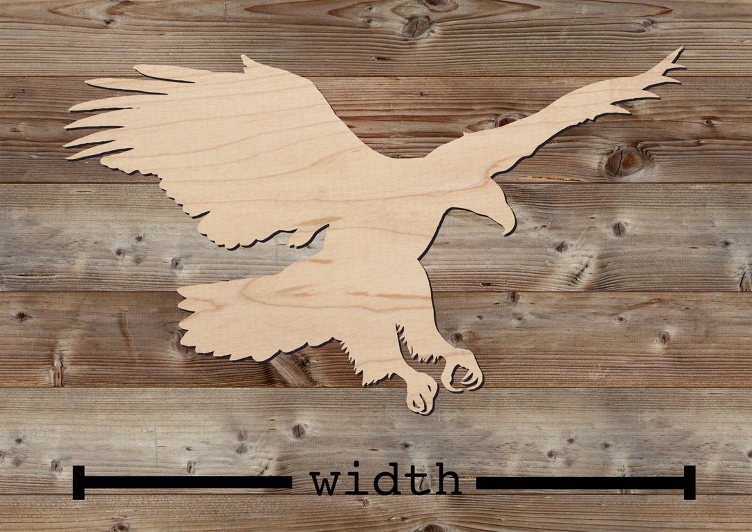 Bald Eagle Cut Out - Animal Sign - Laser Cut From Wood - Etsy