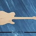 Electric Guitar Cut Out Instrument Shape Laser Cut Guitar From Wood - Etsy