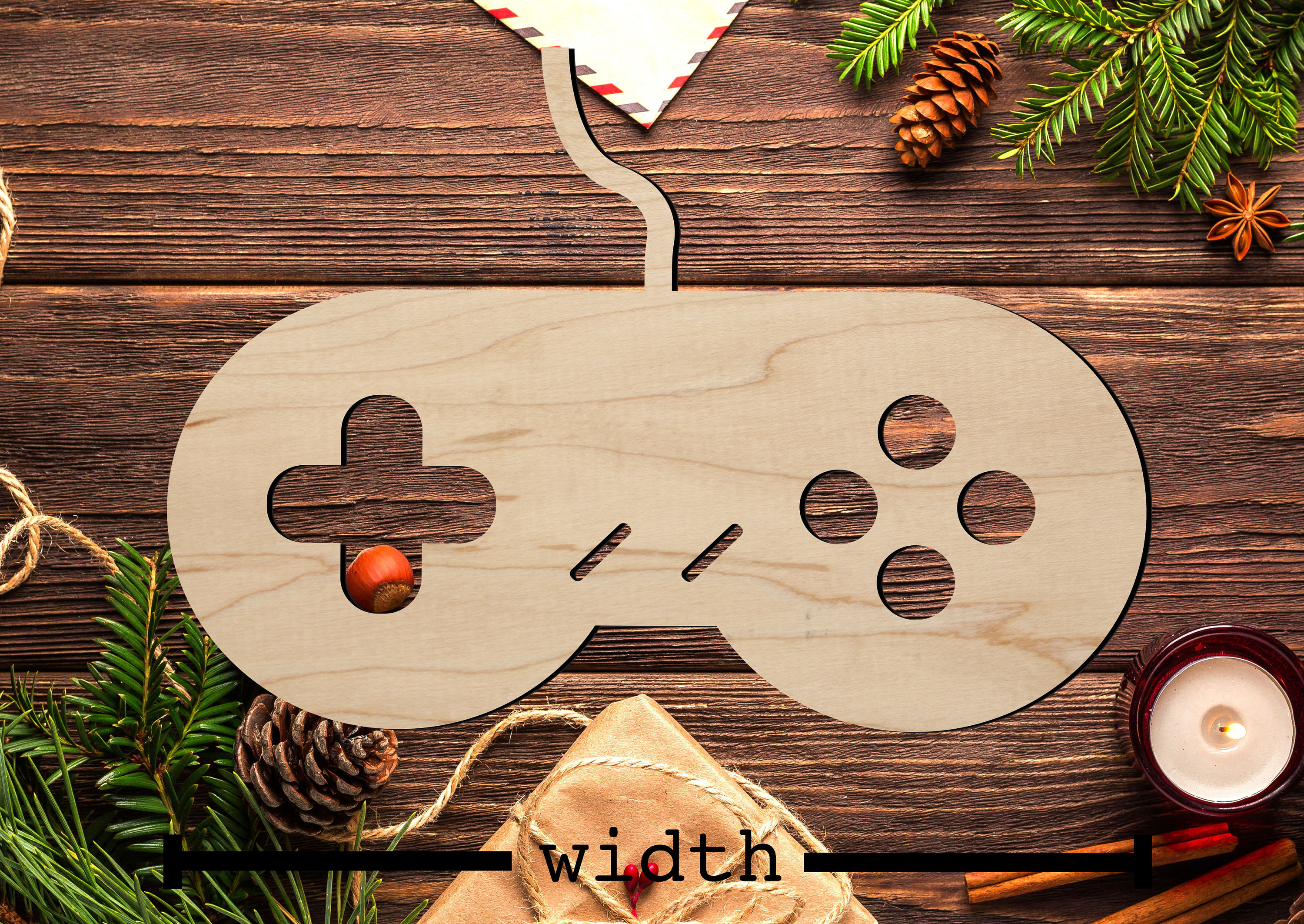 Classic Controller Cut Out Laser Cut From Wood | Etsy