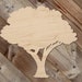 Oak Tree Cut Out Plant Shape Laser Cut Tree From Wood - Etsy