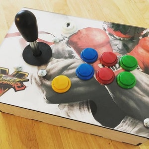 DIGITAL DOWNLOAD Arcade Fighter Stick 1P - Laser Cut or Cnc Router ...