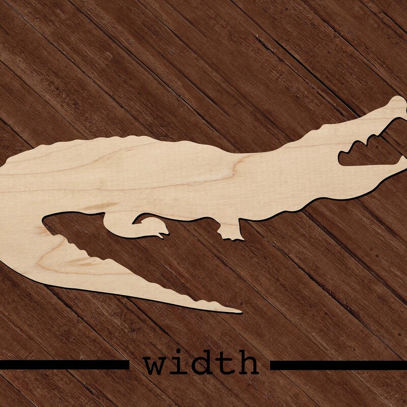 Alligator Cut Out - Etsy