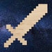 8 Bit Sword Pixelated Laser Cut From Wood - Etsy