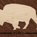 Bison Cut Out - Animal Shape - Laser Cut Buffalo From Wood - Etsy