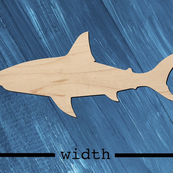 Shark Cut Out - Etsy