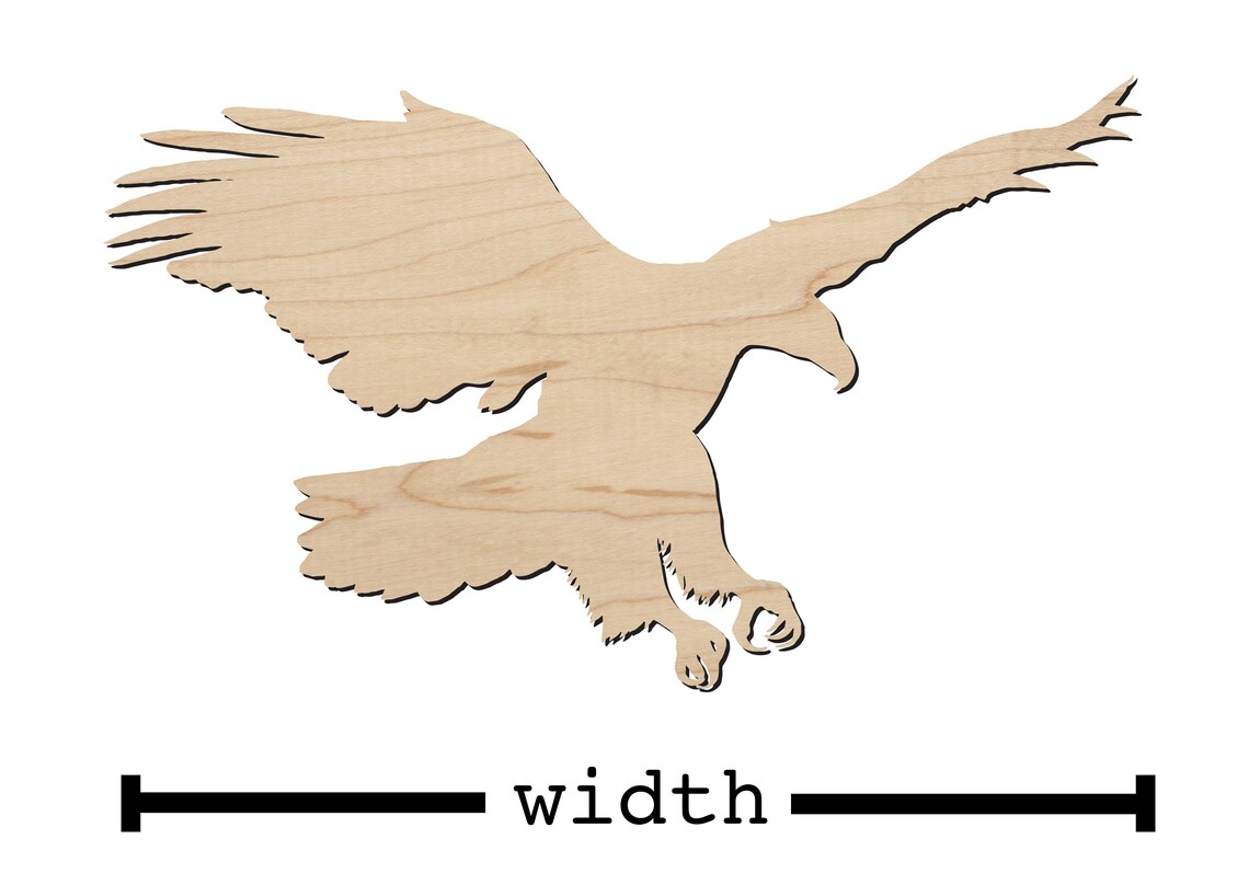 Bald Eagle Cut Out Animal Sign Laser Cut From Wood - Etsy