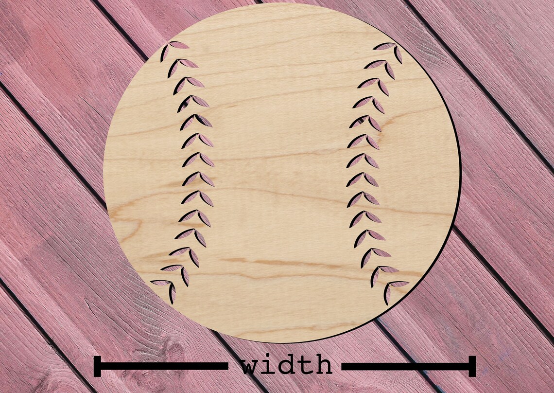 BASEBALL Sports Cutout Wall Decoration Wood - Etsy