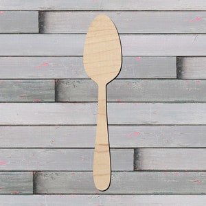 Silverware Cut Out - Cutlery Shapes - Laser Cut Fork, Spoon, or Knife ...