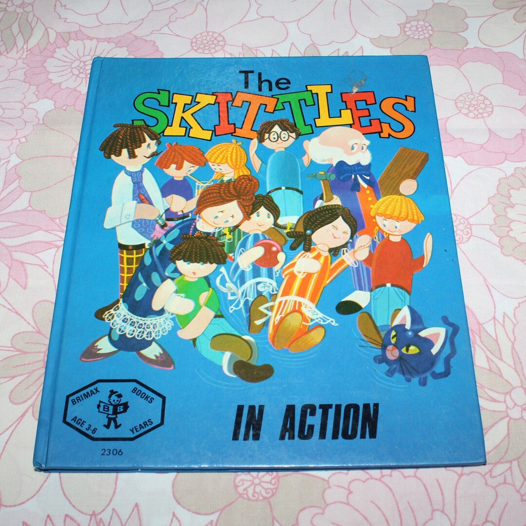 The Skittles in Action Vintage 1977 Childrens Book Counting Learning ...
