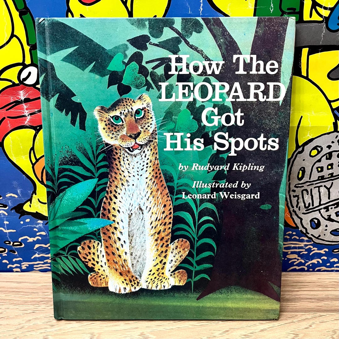 Vintage "how the Leopard Got His Spots" Children's Book, 1978 Hardcover ...