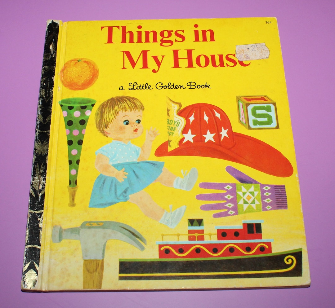 Things in My House 1969 Vintage Little Golden Book by Joe - Etsy