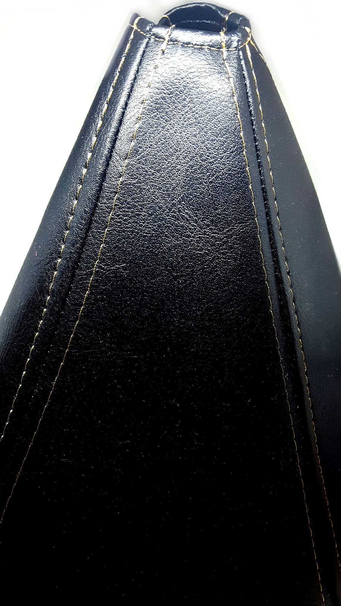 Leather Shift Boot OR E-brake Boot | Black Faux Leather | Choice of ...