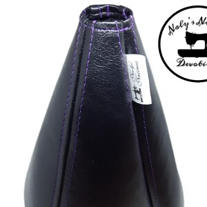 Leather Shift Boot OR E-brake Boot | Black Faux Leather | Choice of ...