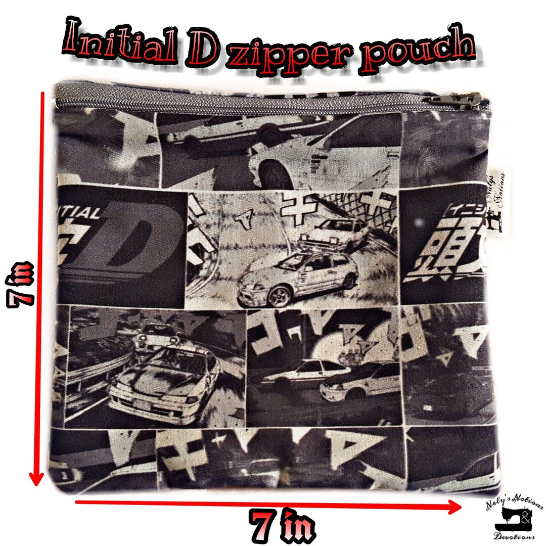 Initial D Anime Manga Zipper Pouch | Initial D Cosmetic Bag | Initial D ...