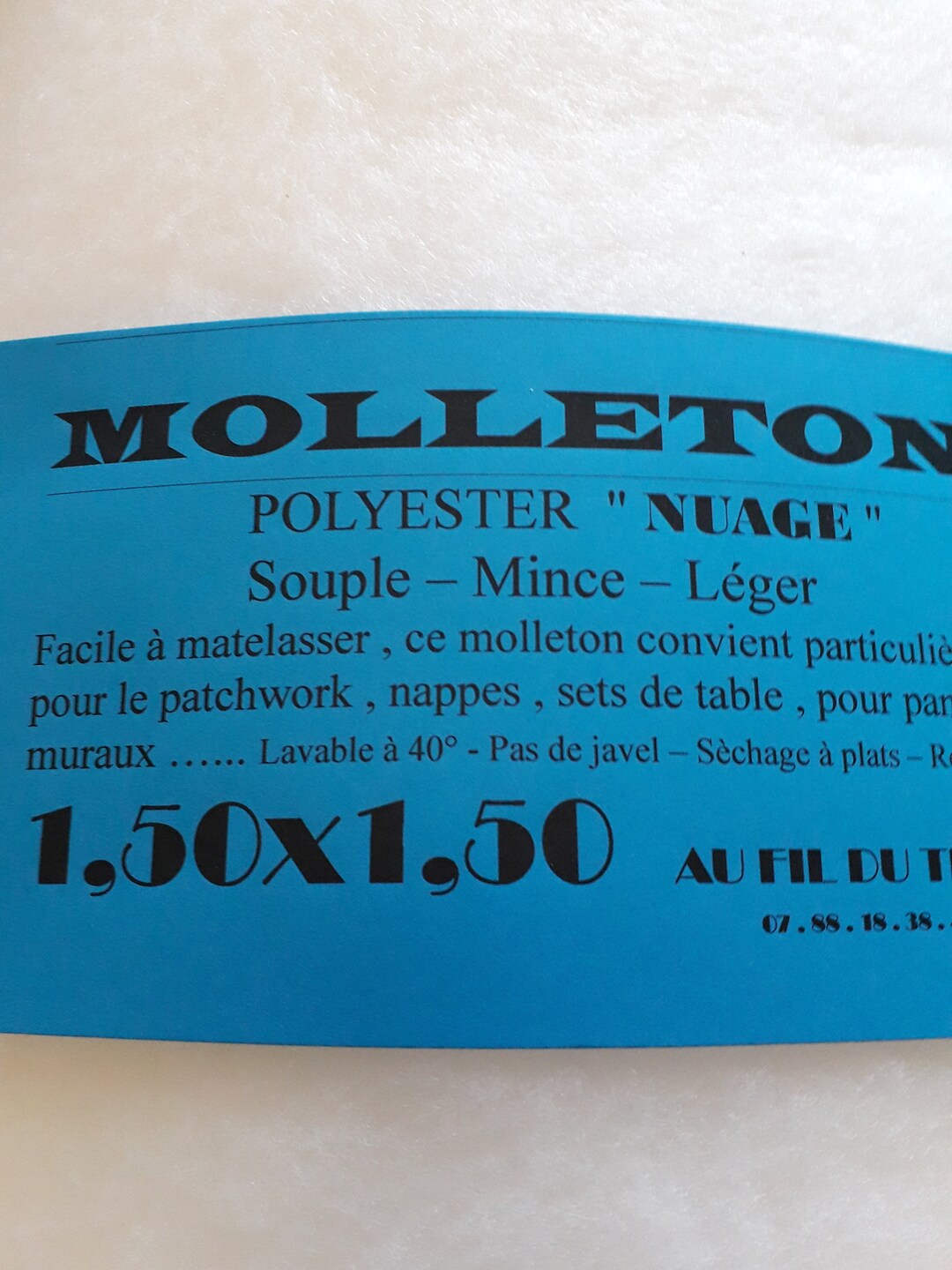MOLLETON NUAGE POLYESTER - Etsy France