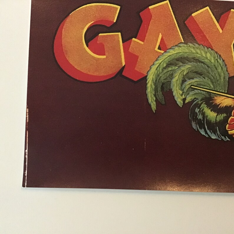 Gaycock Fruit and Vegetable Crate Box Label, Stanley Levinson, Los ...