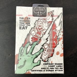 Zombie Playing Cards by Bicycle/united States Card Playing Company, New ...