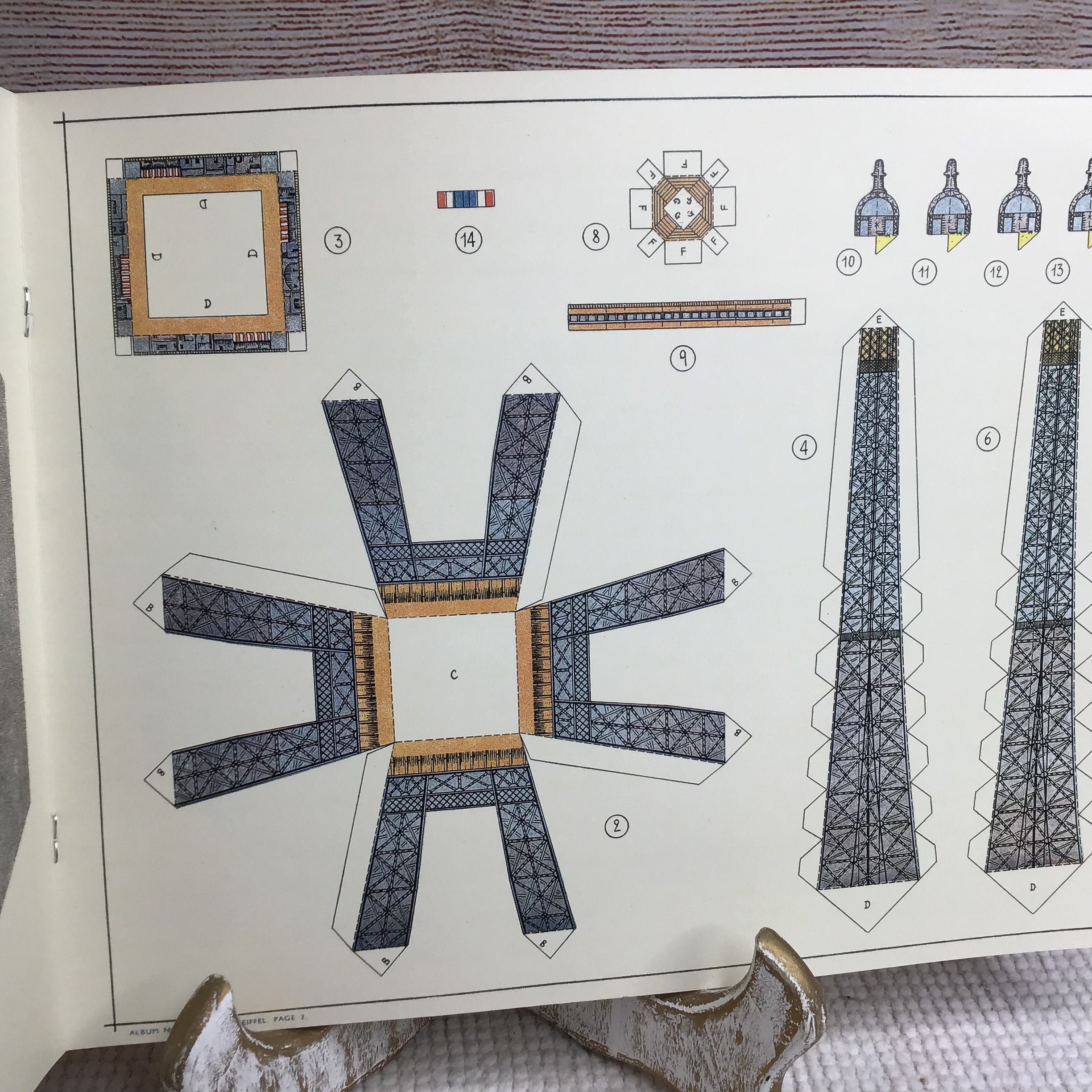 La Tour Eiffel Eiffel Tower Cutout Diy F.G. & Co. - Etsy