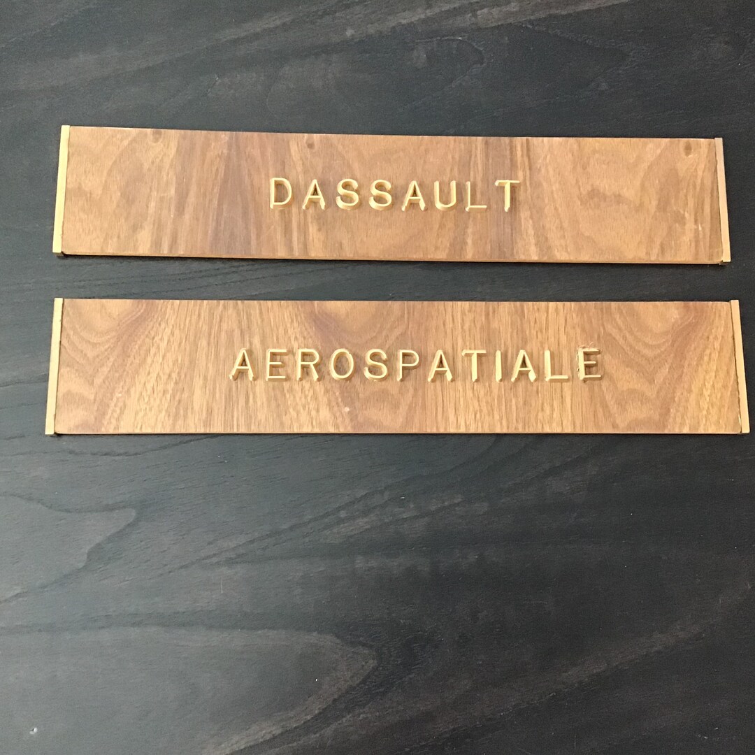 Your Choice/vintage MCM Aerospace Airplane Signs - Etsy