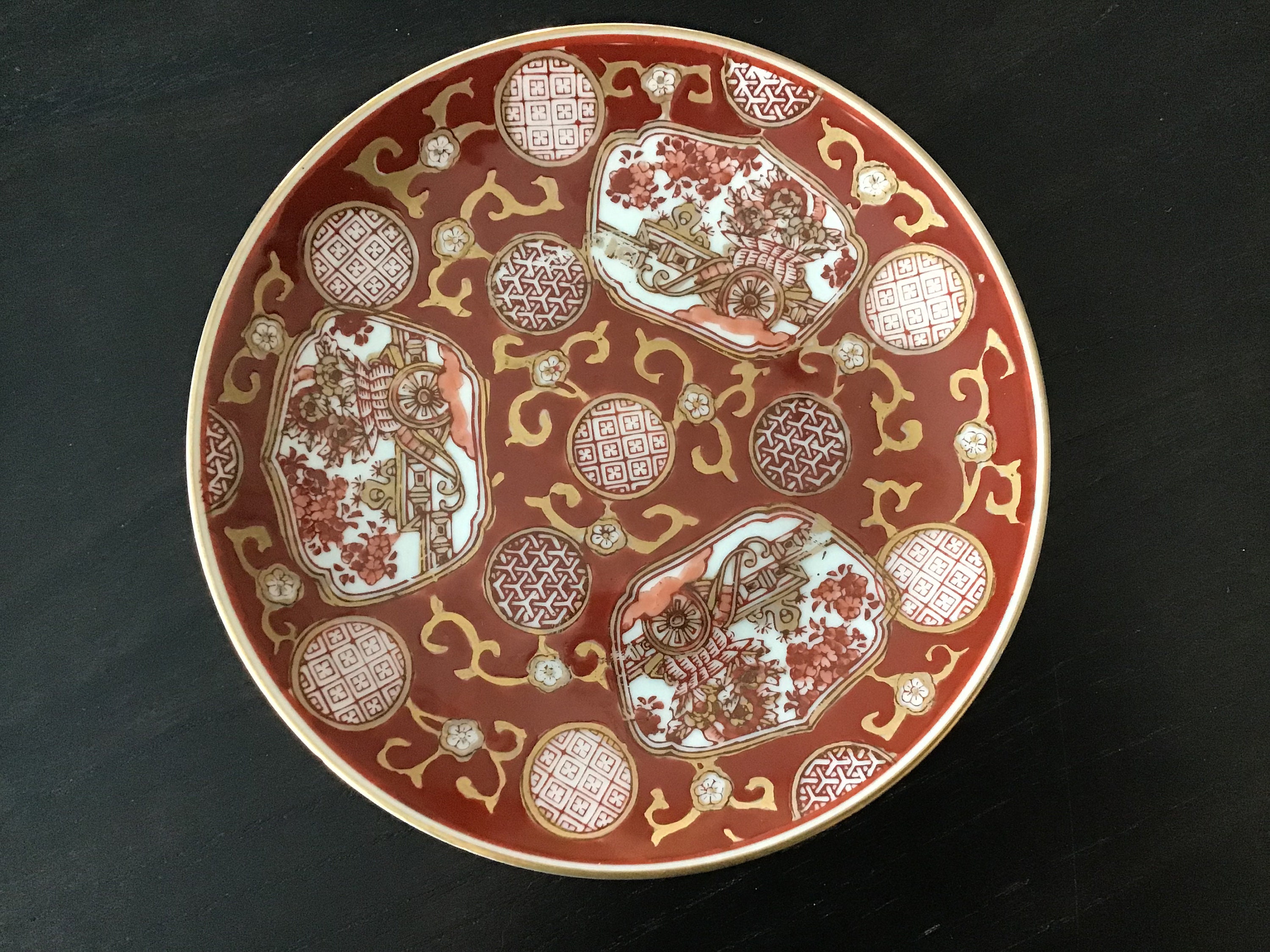 Gold Imari Hand Painted Decorative Plate Made in Japan 1960s - Etsy