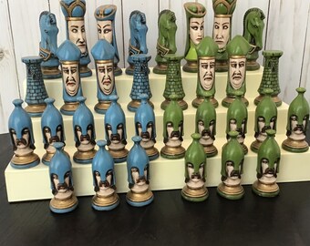 Duncan Vintage Chess Set - Etsy