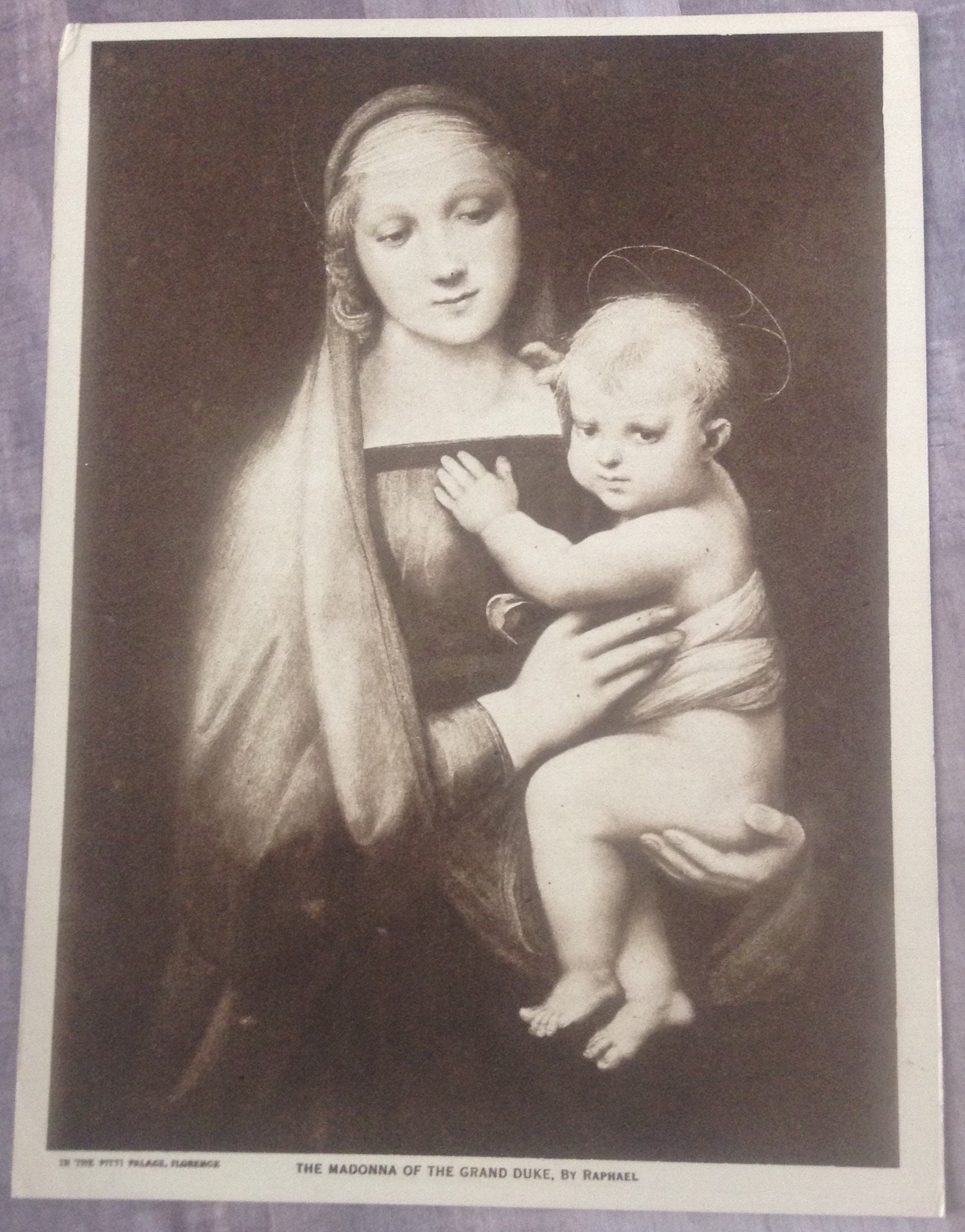 1916 the Madonna of the Grand Duke by Raphael Photogravure - Etsy Ireland