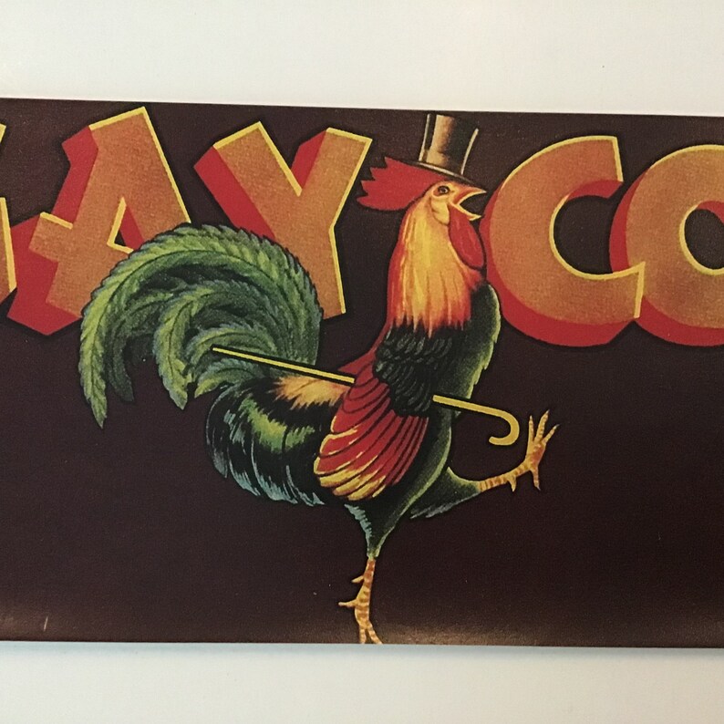 Gaycock Fruit and Vegetable Crate Box Label, Stanley Levinson, Los ...