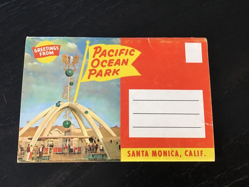 Greetings From Pacific Ocean Park Santa Monica Calif. - Etsy