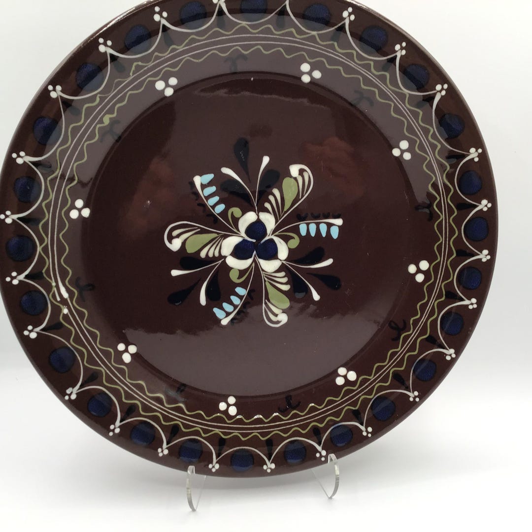 Vintage Varoslod Majolika Hungarian Earthenware Large Platter, 13 ...